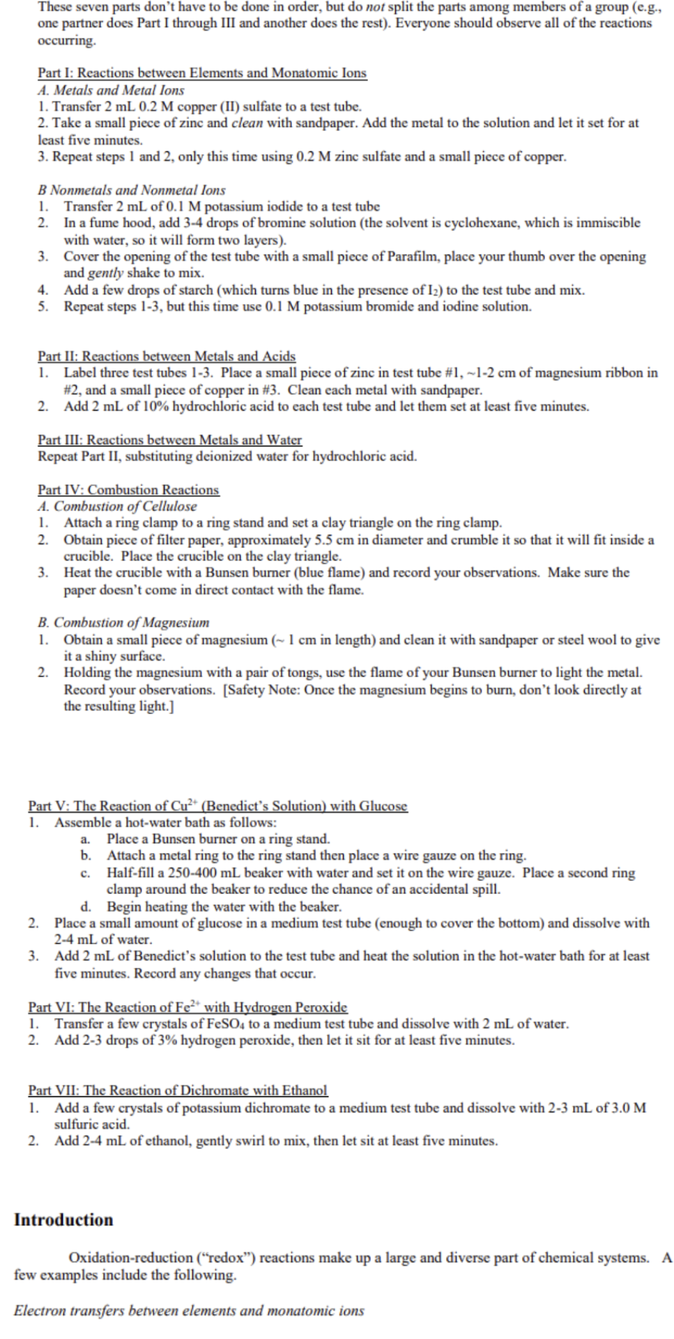 Solved Safety Information Bromine is very toxic and | Chegg.com