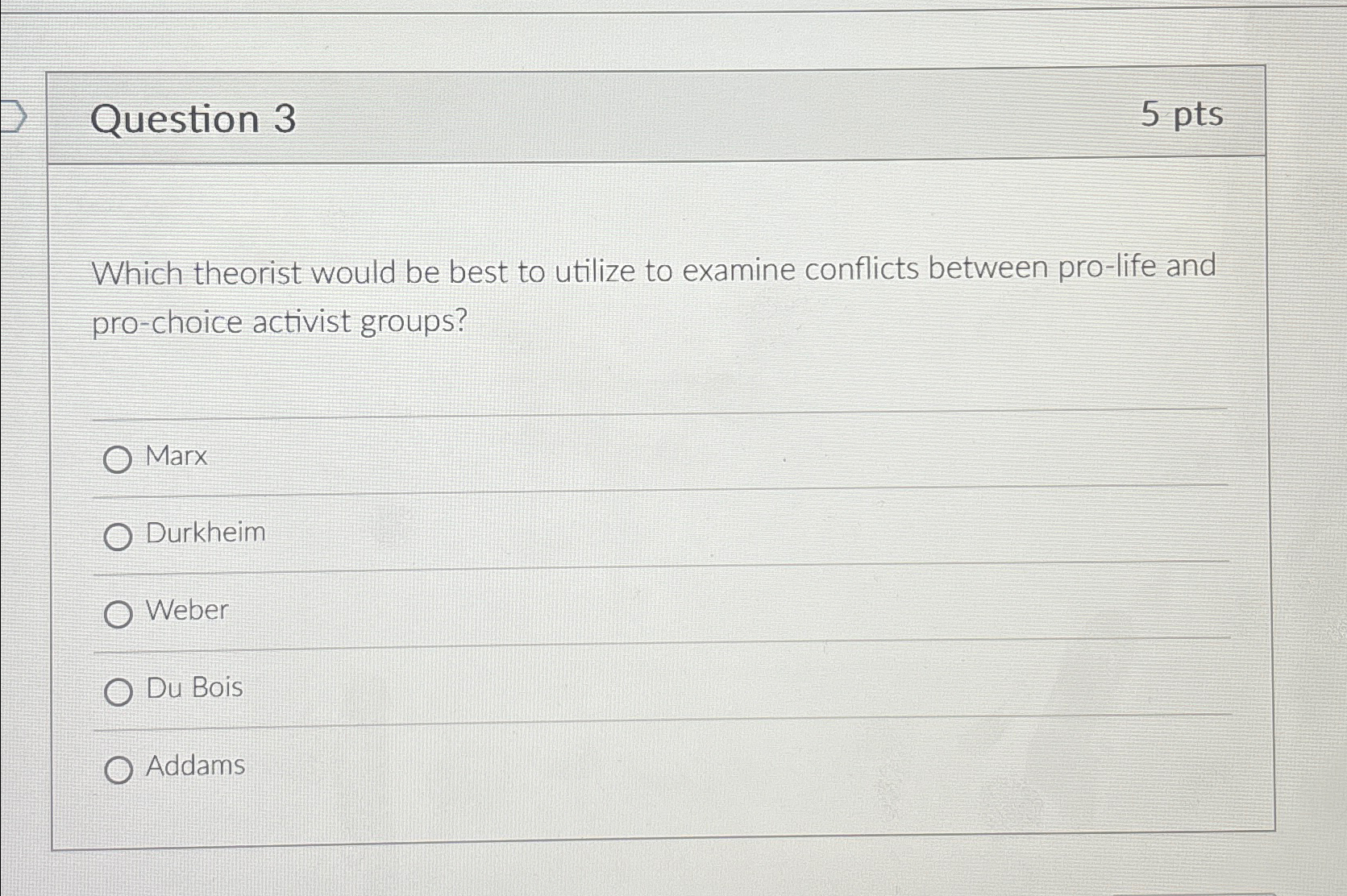 Solved Question 35 ptsWhich theorist would be best to | Chegg.com Solved Question 35 ptsWhich theorist would be best to | Chegg.com