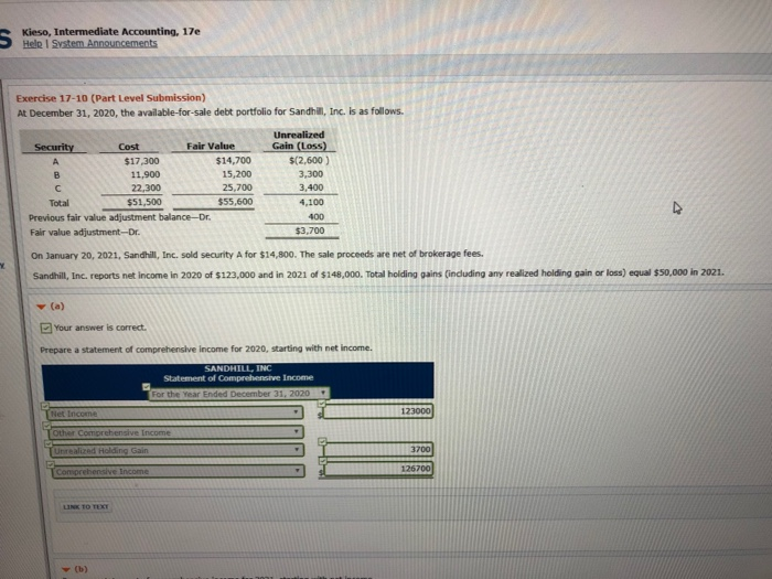 Solved Kieso, Intermediate Accounting, 17e Help System | Chegg.com