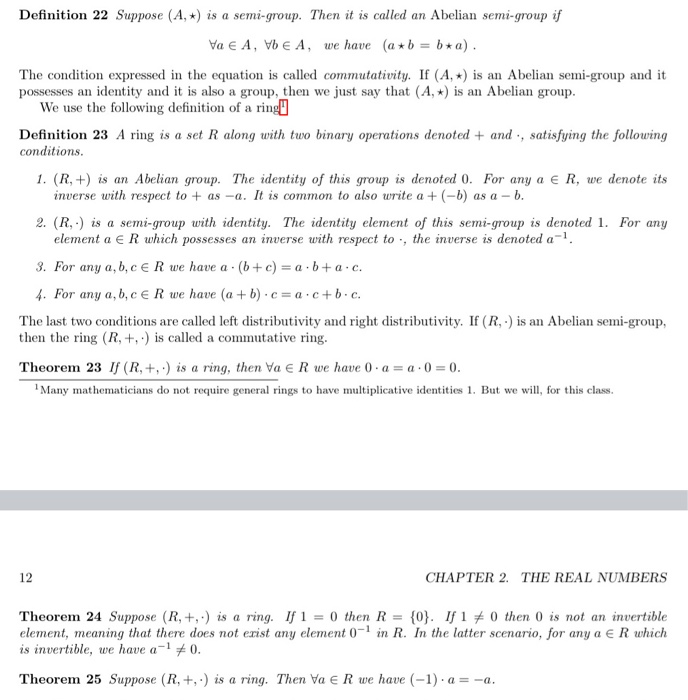 Solved Please prove theorem 23,24,25use definitions | Chegg.com