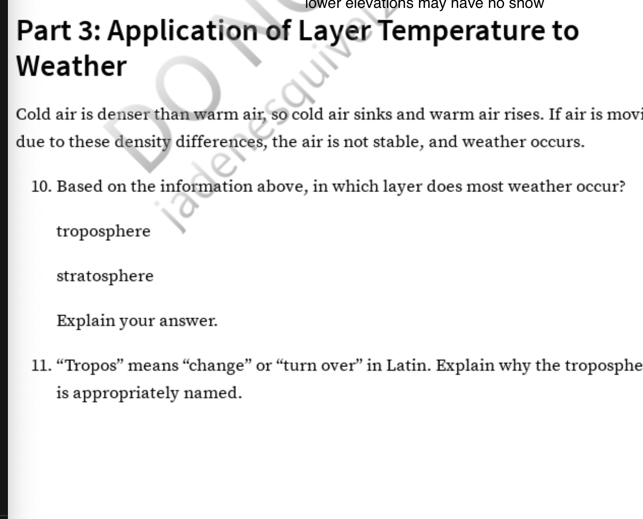Solved Part 3: Application of Layer Temperature | Chegg.com