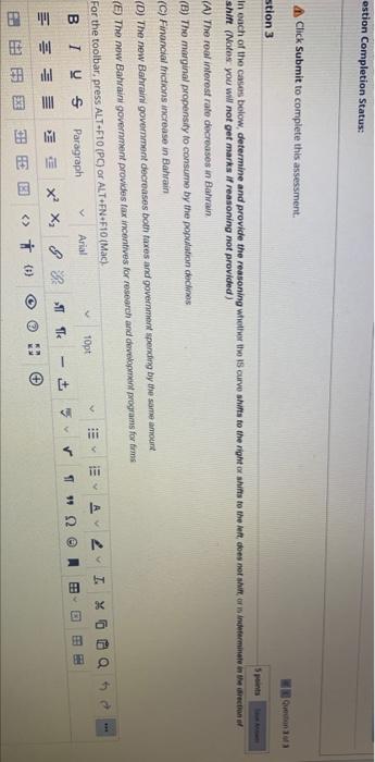 Solved estion Completion Status: Click Submit to complete | Chegg.com