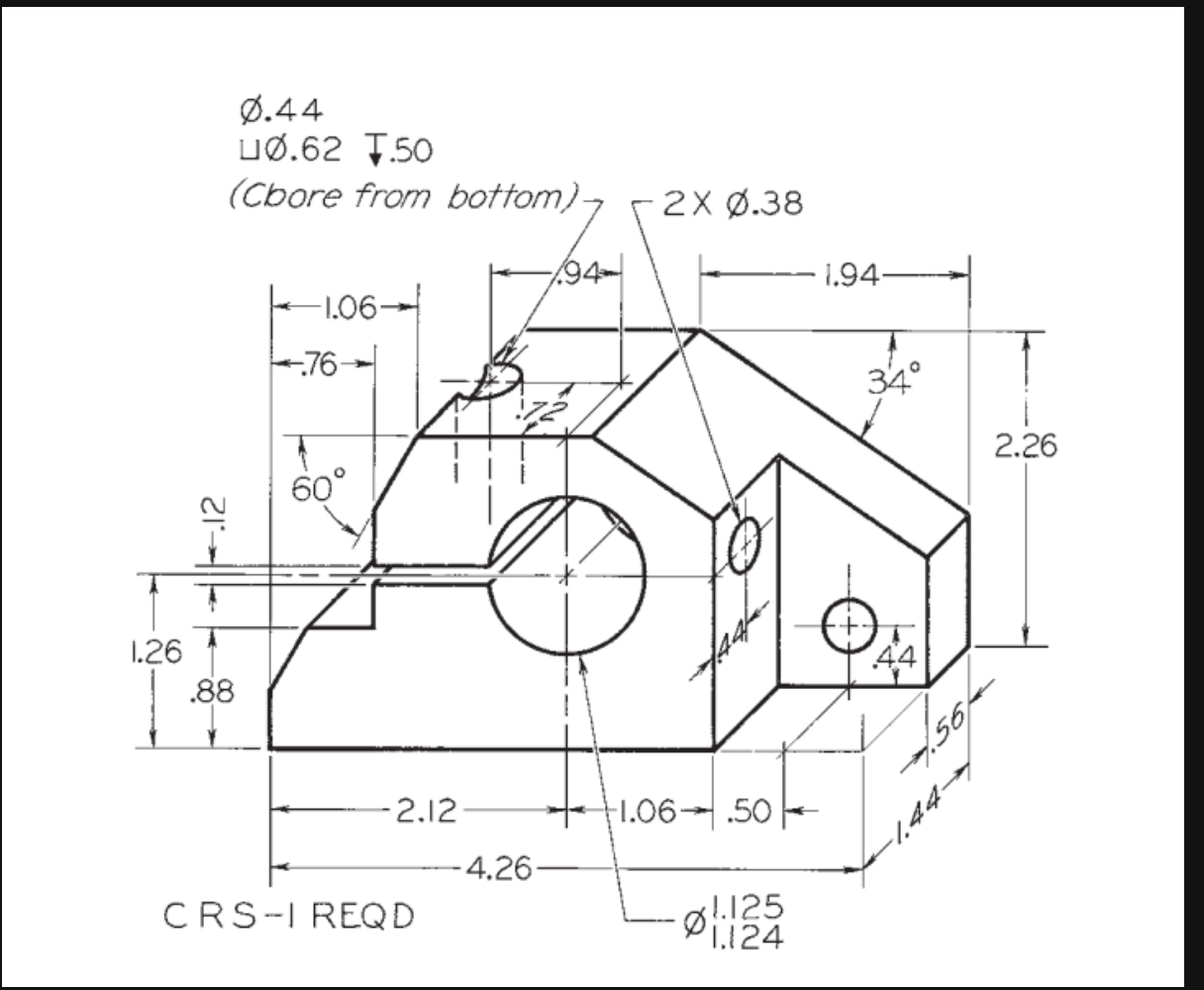 Solved AutoCad.please do the section views for this and | Chegg.com