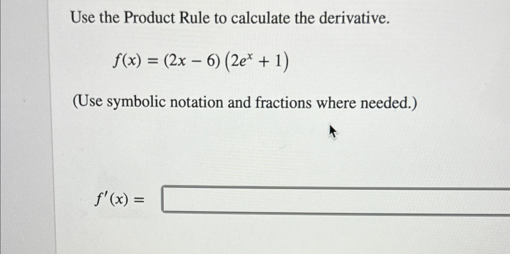 Solved Use the Product Rule to calculate the | Chegg.com