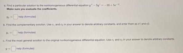 Solved step by step, fast will upvote differential | Chegg.com