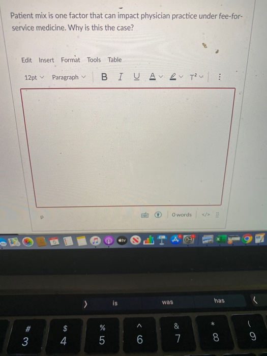 Patient mix is one factor that can impact physician | Chegg.com