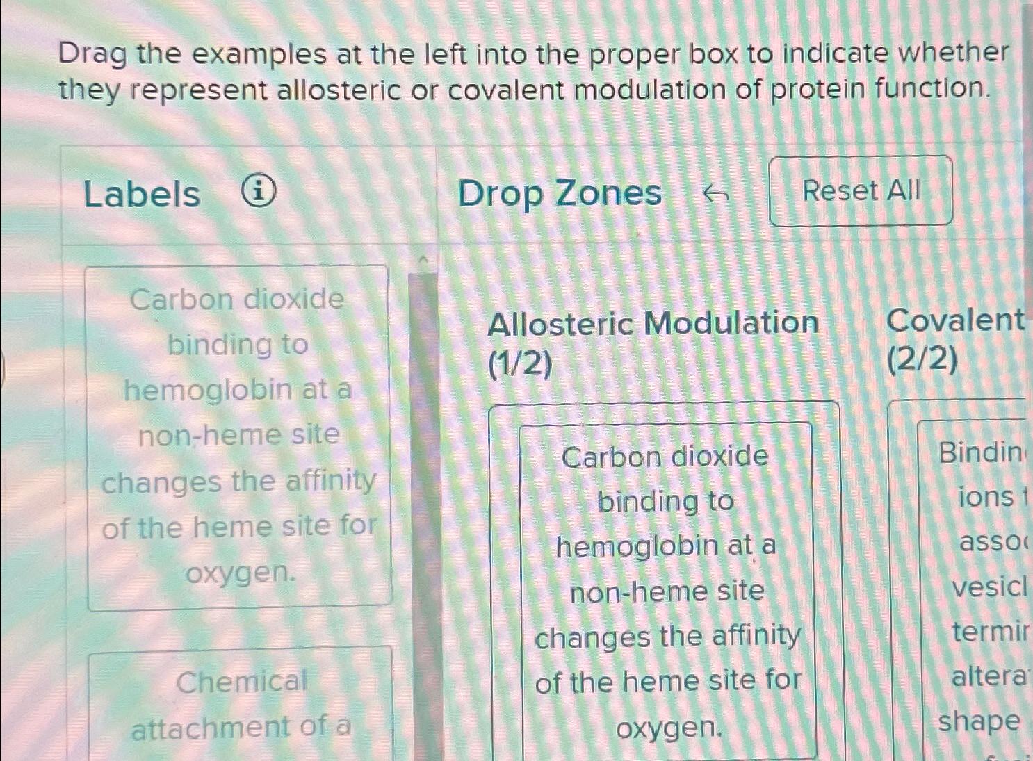Solved Drag the examples at the left into the proper box to | Chegg.com