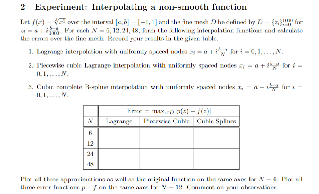 Solved Please complete all parts of the problem in | Chegg.com