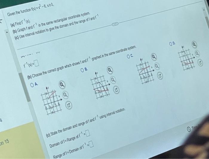 Solved f′(x)= OC. B. H. 00 (1) | Chegg.com