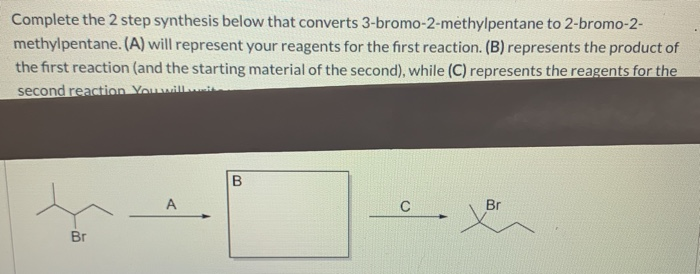 Solved Complete the 2 step synthesis below that converts | Chegg.com