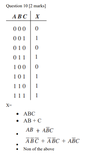 Solved Question 10 [2 | Chegg.com