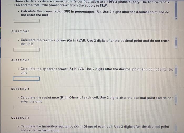 Solved Three identical coils are connected in | Chegg.com