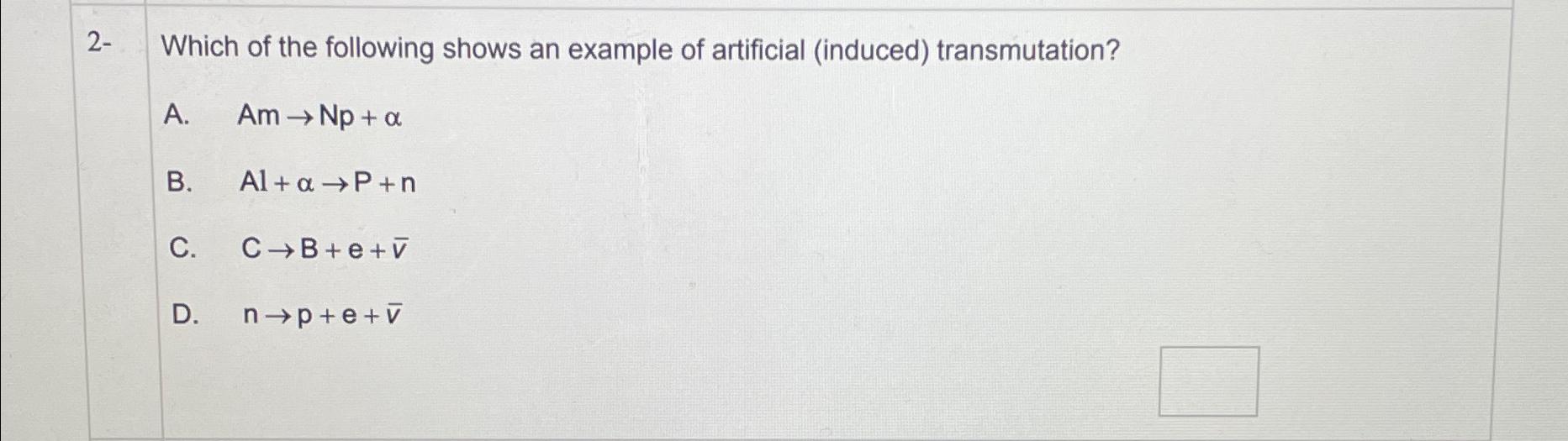 Solved 2- ﻿Which of the following shows an example of | Chegg.com