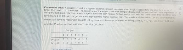 Solved Crossover trial: A crossover that is a type of | Chegg.com
