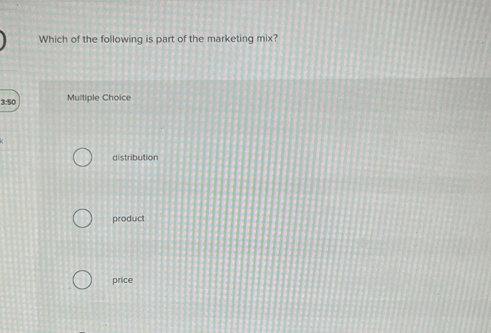 Solved Which of the following is part of the marketing | Chegg.com