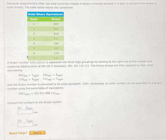 solved-computer-programmers-often-use-octal-numerals-instead-chegg