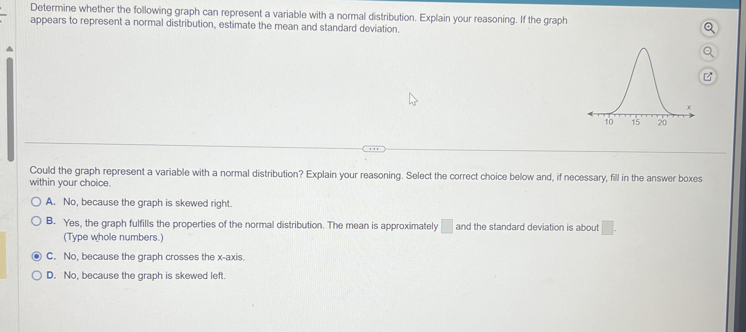 Solved Determine whether the following graph can represent a | Chegg.com