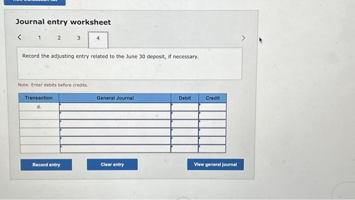 Solved Journal entry worksheet Record the adjusting entry | Chegg.com