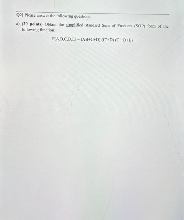 Solved Q1] Please answer the following questions. 1. (10 | Chegg.com