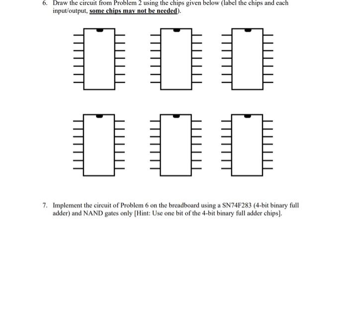 can anyone help me in solving the Chip diagrams for | Chegg.com