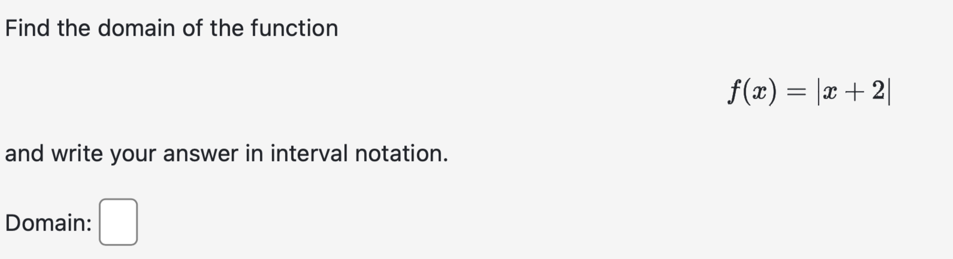 Solved Find The Domain Of The Functionf X X 2 And Write