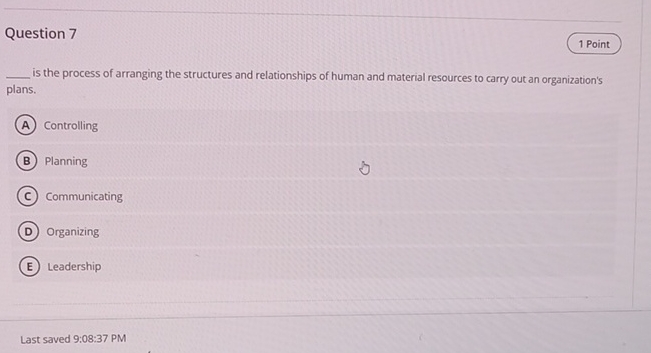 Solved Question 7is the process of arranging the structures | Chegg.com