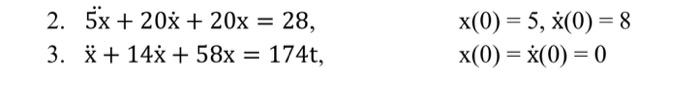 Solved Solve equations using laplace transform. Indicate | Chegg.com