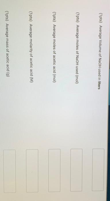 Solved Table 2. Titration data Table view List view Trial 1 | Chegg.com