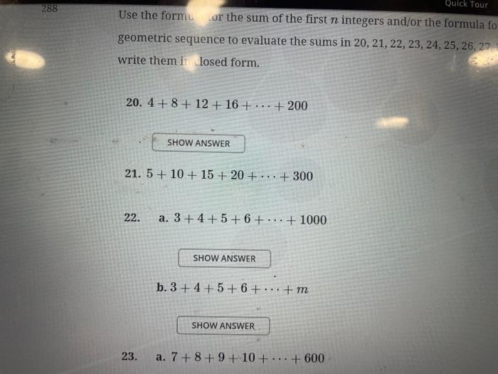 Solved 6. For every integer n≥1, 2+4+6+⋯+2n=n2+n 7. For | Chegg.com