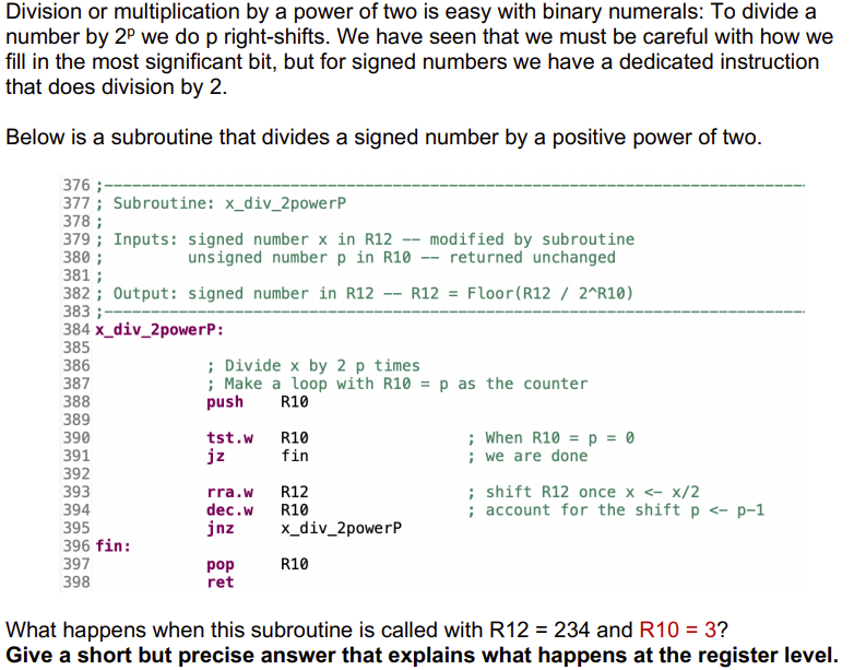 Solved Assembly Code - ﻿Code Composer Studio - ﻿MSP430What | Chegg.com