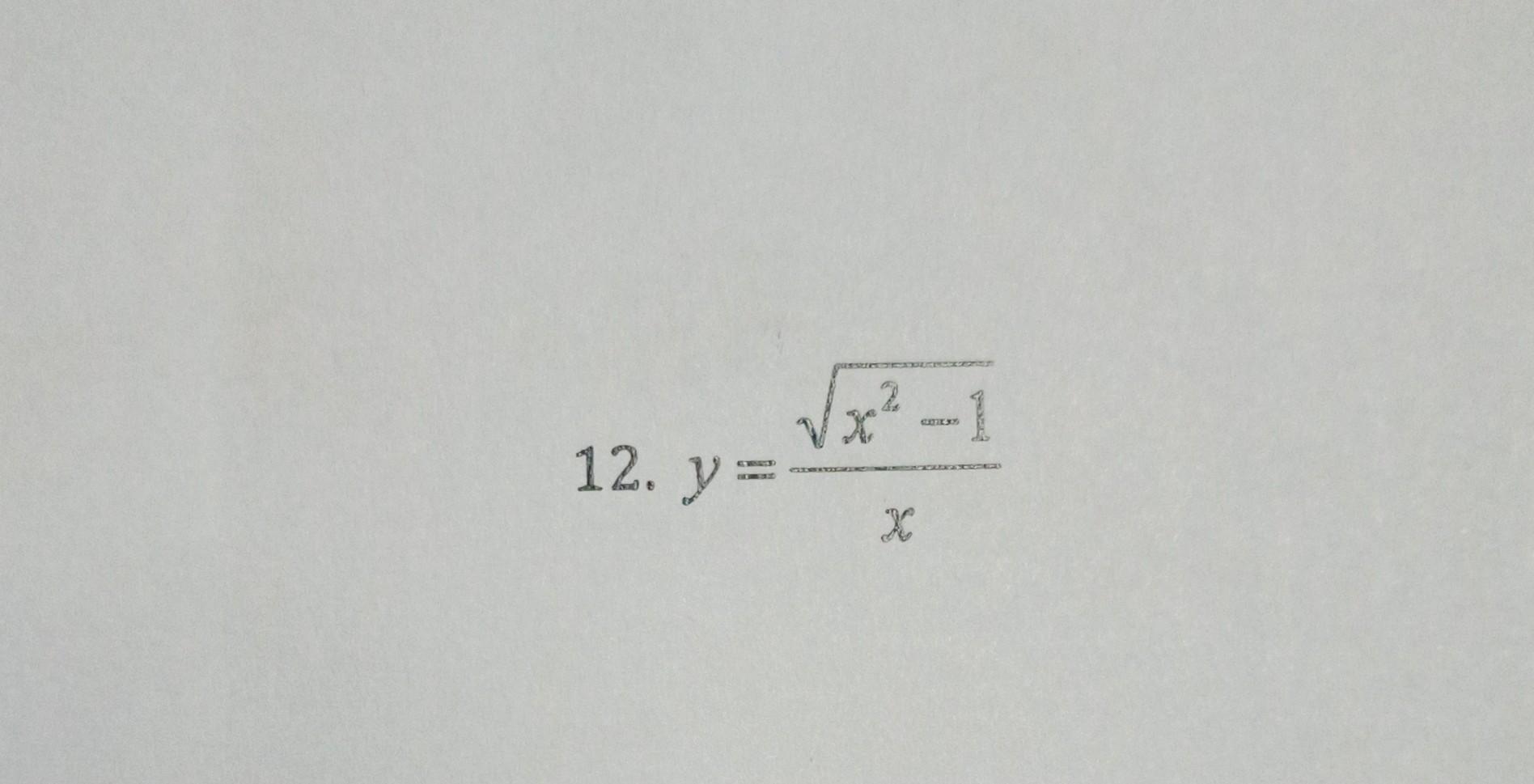 Solved DERIVATIVE OF ALGEBRAIC FUNCTION Find the derivative | Chegg.com