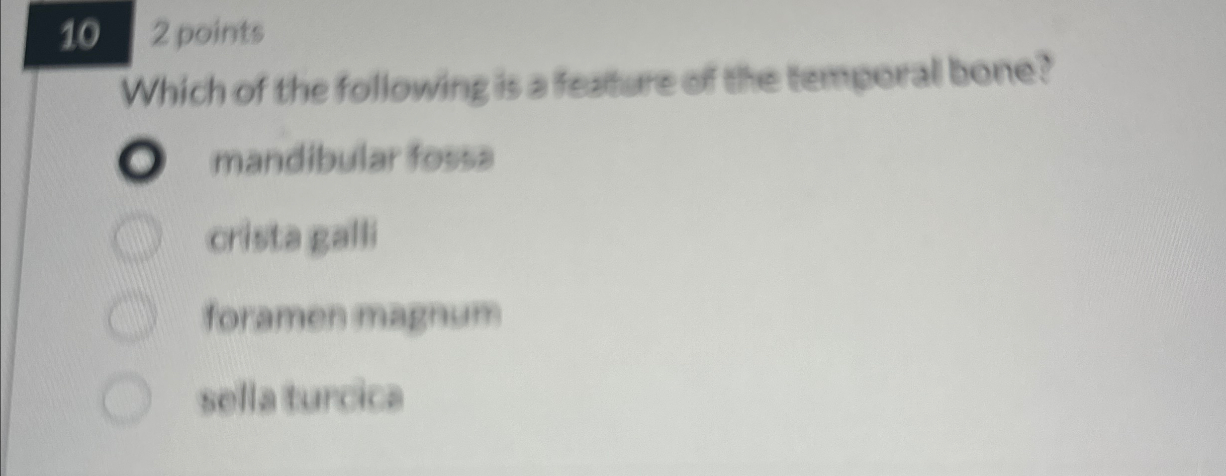 Solved 102 ﻿pointsWhich of the following is a feature of the | Chegg.com