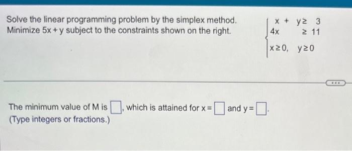 Solved Solve the linear programming problem by the simplex | Chegg.com