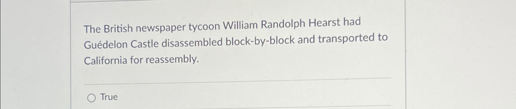 Solved The British newspaper tycoon William Randolph Hearst | Chegg.com