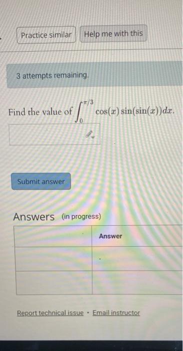Solved 3 attempts remaining. Find the value of | Chegg.com