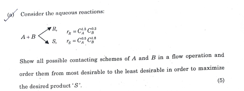 Solved (a) ﻿Consider the aqueous reactions:Show all possible | Chegg.com