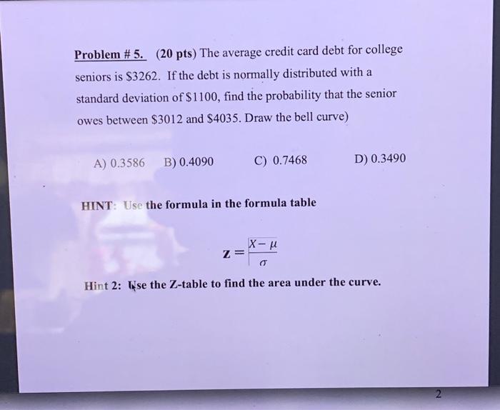 Solved Problem \\#2 ( \\( 20 \\mathrm{pts}) \\). The random | Chegg.com