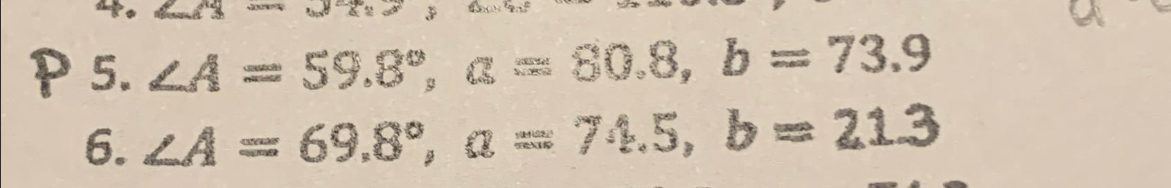 Solved For each triangle detailed below draw a diagram label | Chegg.com