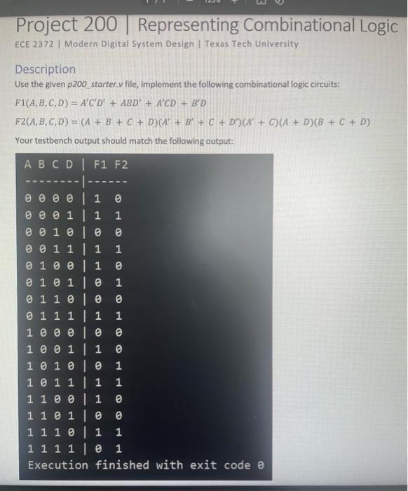 SIMPLE VERILOG HELP NEEDED: In the attached pictures, | Chegg.com