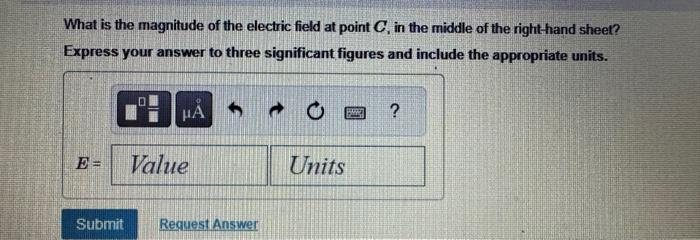Solved Two very large, nonconducting plastic sheets, each | Chegg.com