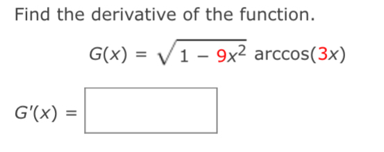 Solved How to solve...Find the derivative of the | Chegg.com