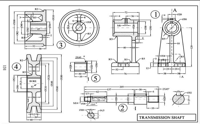 Solved The following drawing shows the details of a | Chegg.com