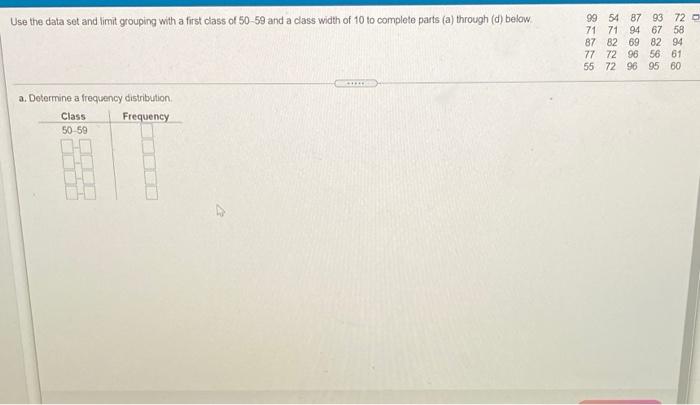 Solved Use the data set and limit grouping with a first | Chegg.com