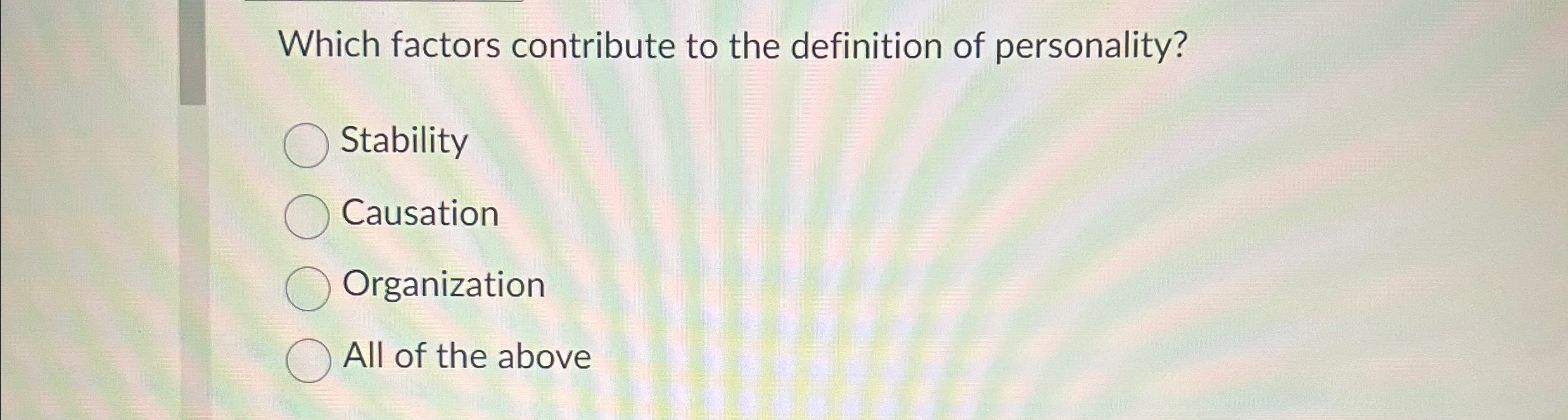 Solved Which factors contribute to the definition of | Chegg.com