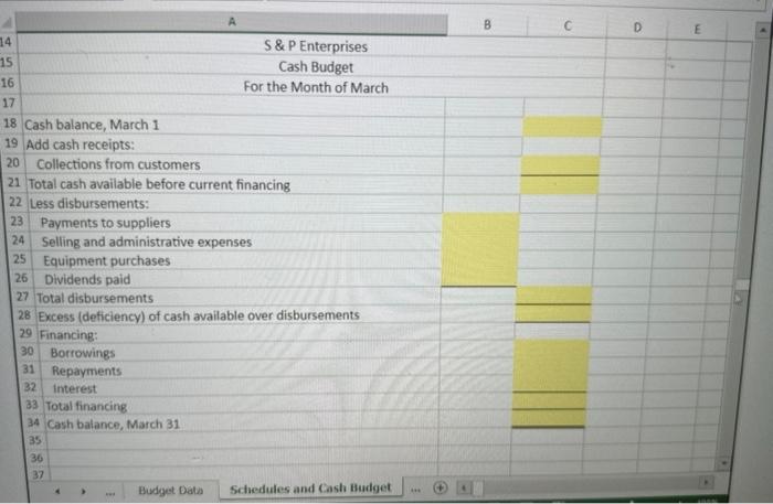 Solved can some please answer in excel format!! i have no | Chegg.com