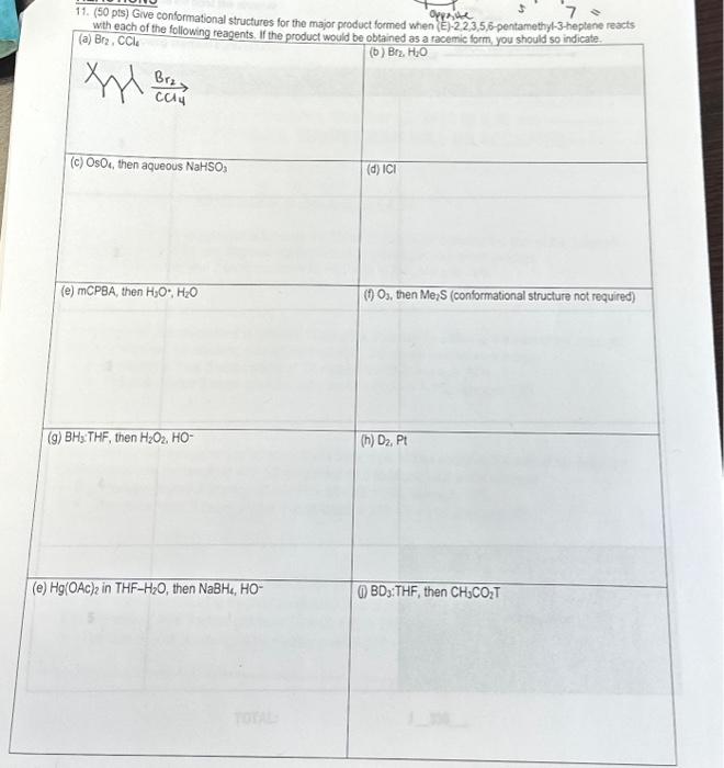 Solved Give conformational structures for the major product | Chegg.com