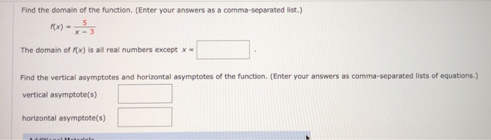 Solved Find the domain of the rational function. (Enter your | Chegg.com