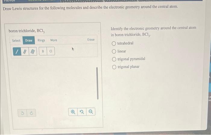 Solved Draw Lewis structures for the following molecules and | Chegg.com