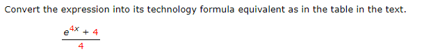 Solved Convert the expression into its technology formula | Chegg.com