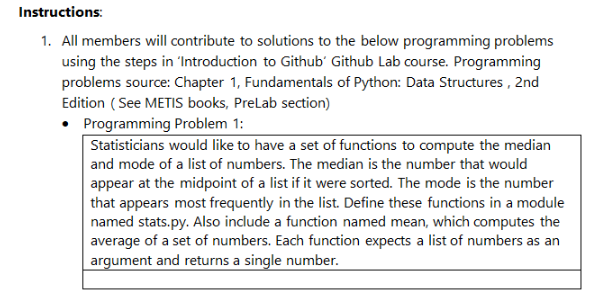 Solved Instructions:All members will contribute to solutions | Chegg.com
